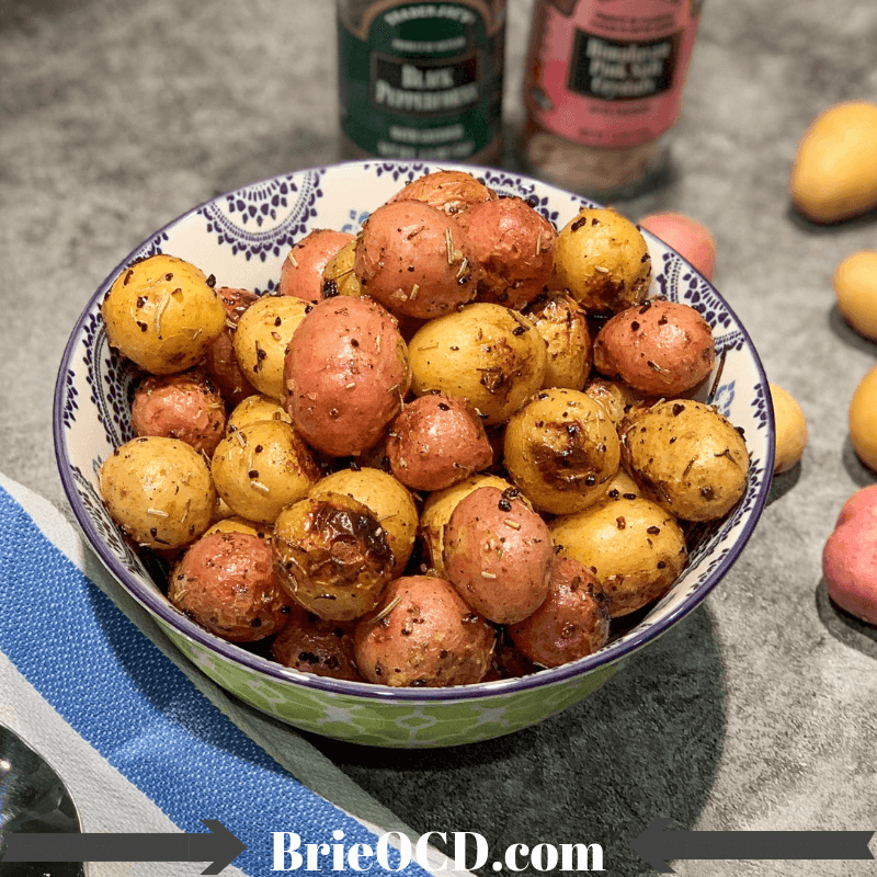 Grilled Rosemary & Garlic Baby Potatoes - BrieOCD